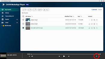 MediaSign Player - Help