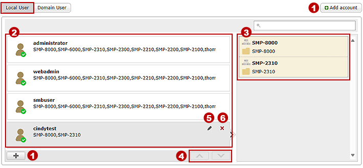 CAYIN CMS User Manuals - Account